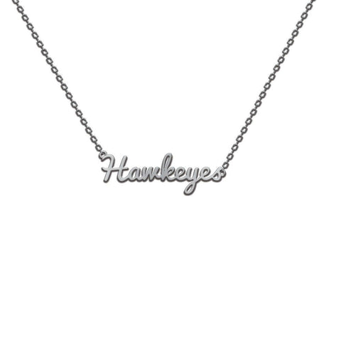 University of Iowa Hawkeyes Cursive Script Necklace – Fan Frenzy Gifts