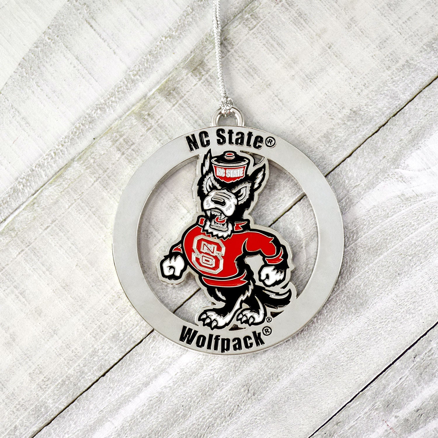 NC State University Wolf Logo Ornament with Engraving – Fan Frenzy Gifts