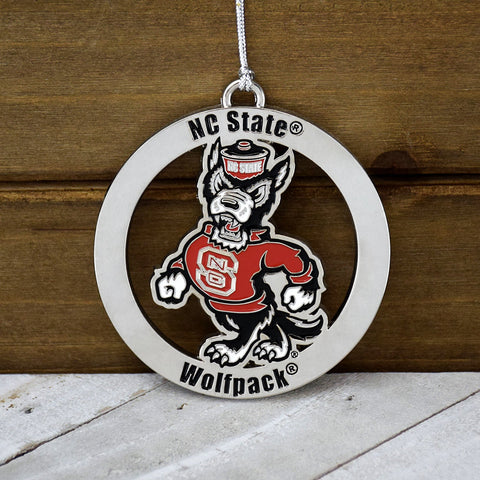 NC State University Wolf Logo Ornament with Engraving – Fan Frenzy Gifts